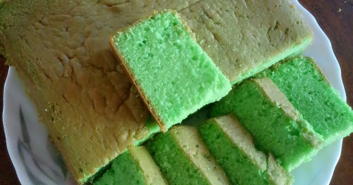 Resep Cake Pandan Dasar oleh Benita Vashti - Cookpad
