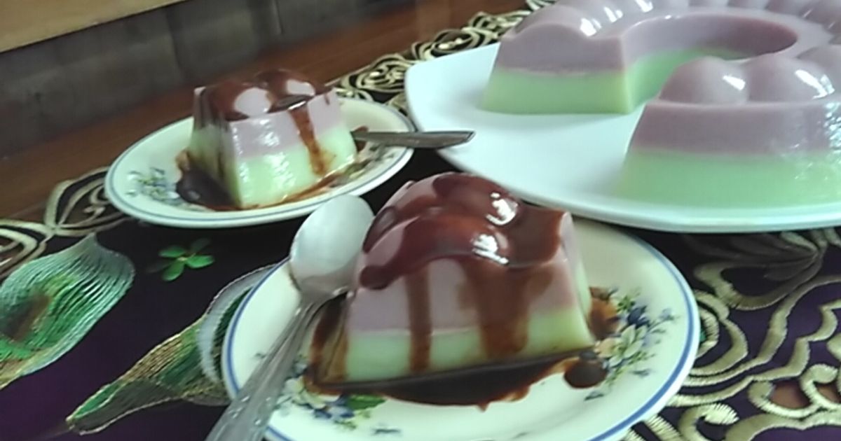 Resep Puding Ame (Anggur M Elon) Saus Coklat oleh Niken Indriati - Cookpad