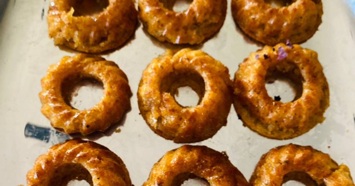 Gulab jambu donuts Recipe by Rekha Bapodra - Cookpad