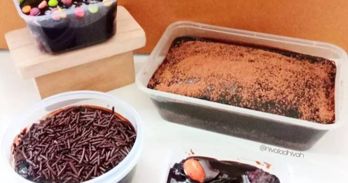 Resep Chocolate dessert box oleh Niva Ladhivah - Cookpad