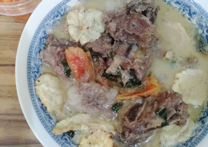 Resep Sop iga kuah susu bear brand oleh sisi - Cookpad