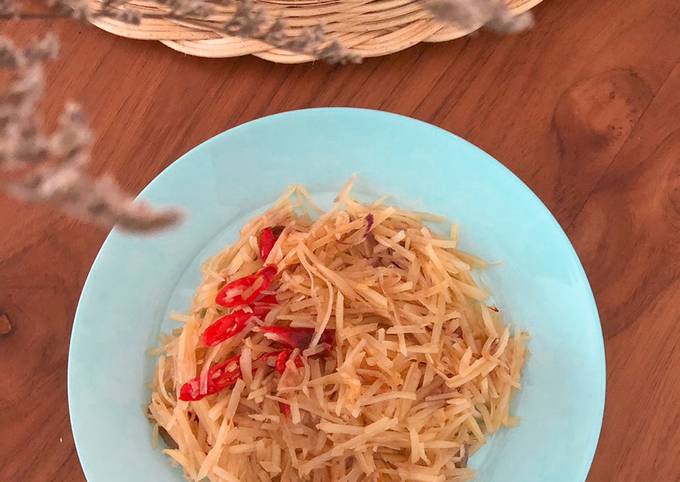 Resep Tumis Kentang ala Chinese / Tudousi oleh Nila Novi - Cookpad