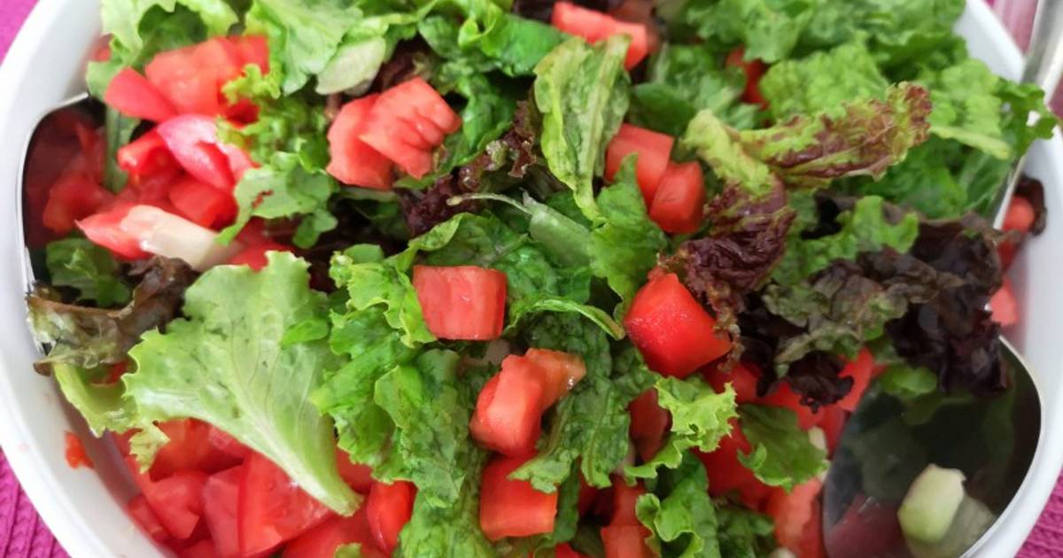 Ensalada de lechuga con pepino - 861 recetas caseras- Cookpad