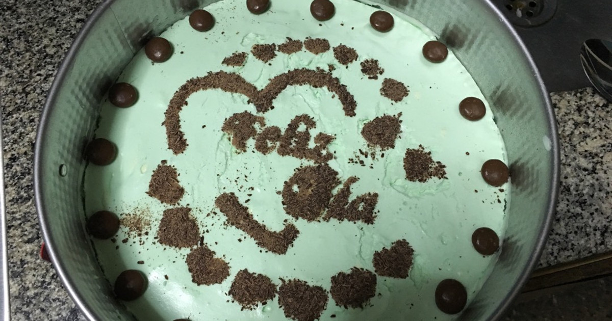Torta Mouse De Menta Y Base De Chocolate Receta de Demian