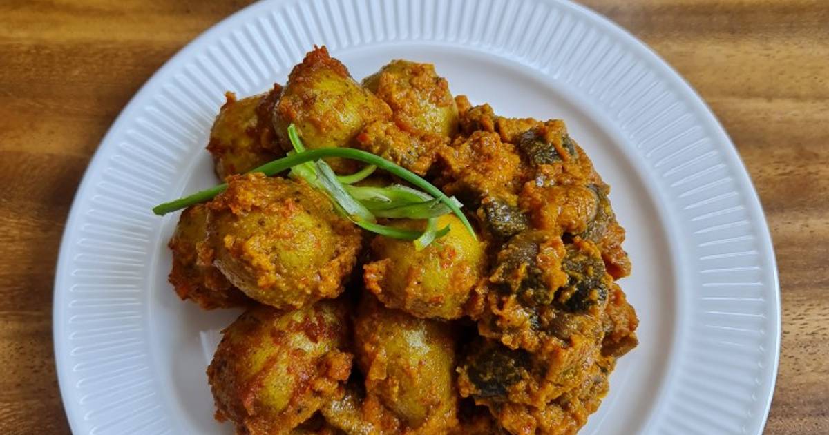 Resep Rendang Vegie/Kentang Jamur oleh Nayla's Kitchen - Cookpad