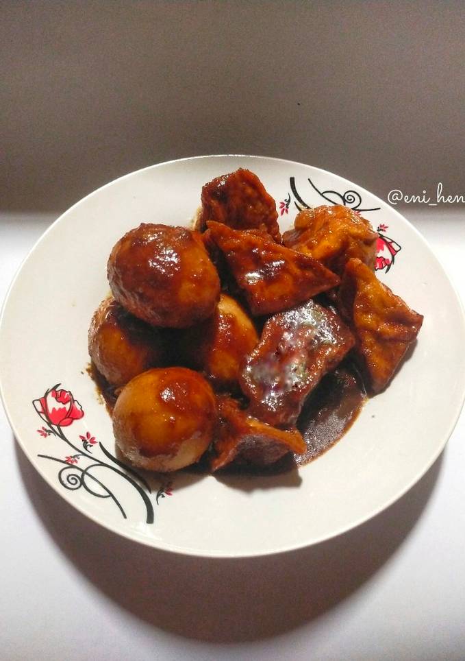 Resep 794. Semur Tahu Telur ala Mbak Risa oleh Eni henie - Cookpad