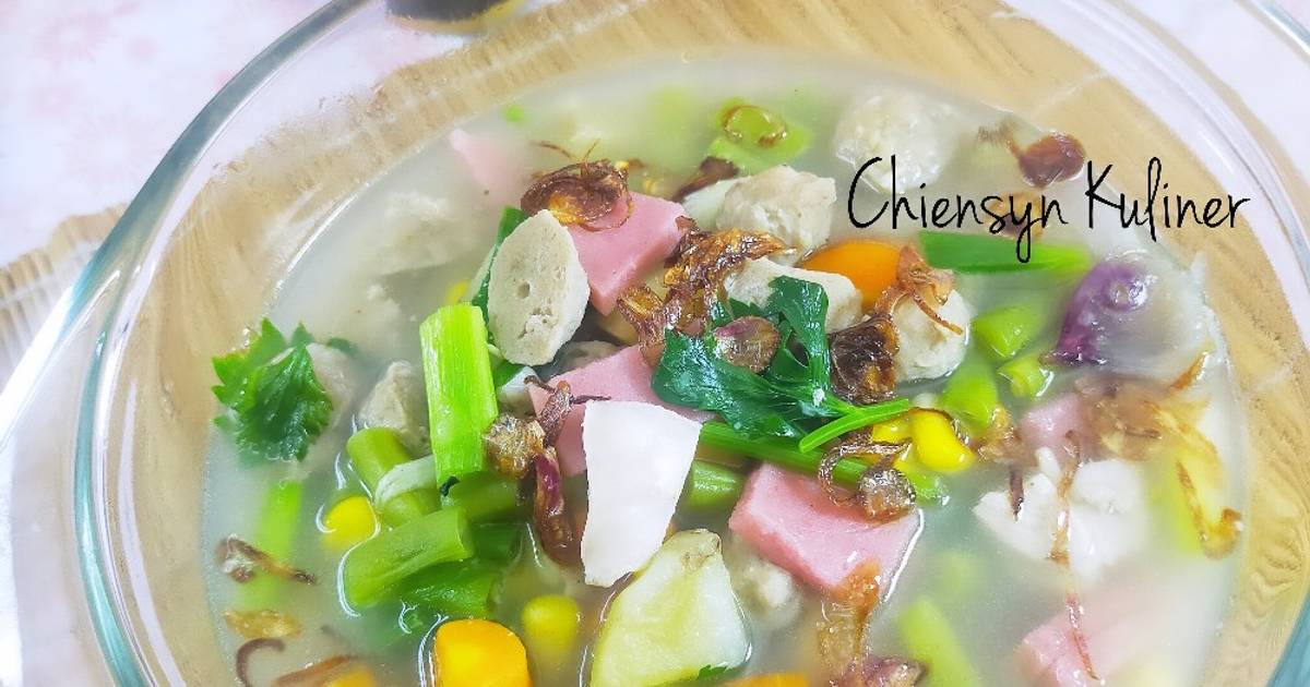 Resep Sop Ham Fillet Ayam oleh Chiensyn Kuliner - Cookpad