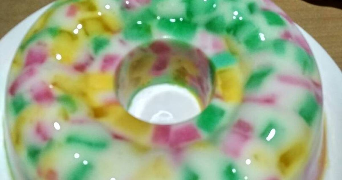 54 resep puding pelangi pecah enak dan mudah - Cookpad