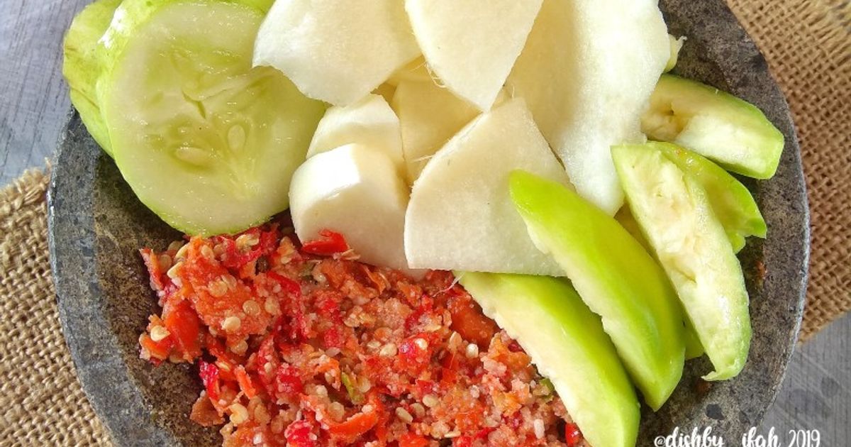 Resep Rujak Cabe Garam oleh Dish by Ifah - Cookpad