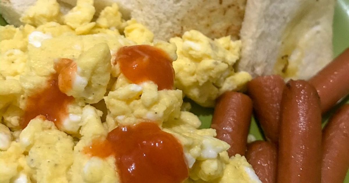 Resep Simple American Breakfast oleh Elviiiii - Cookpad