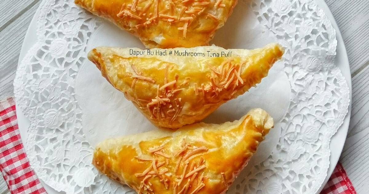 Resep Mushrooms Tuna Puff oleh Bu Hadi - Cookpad