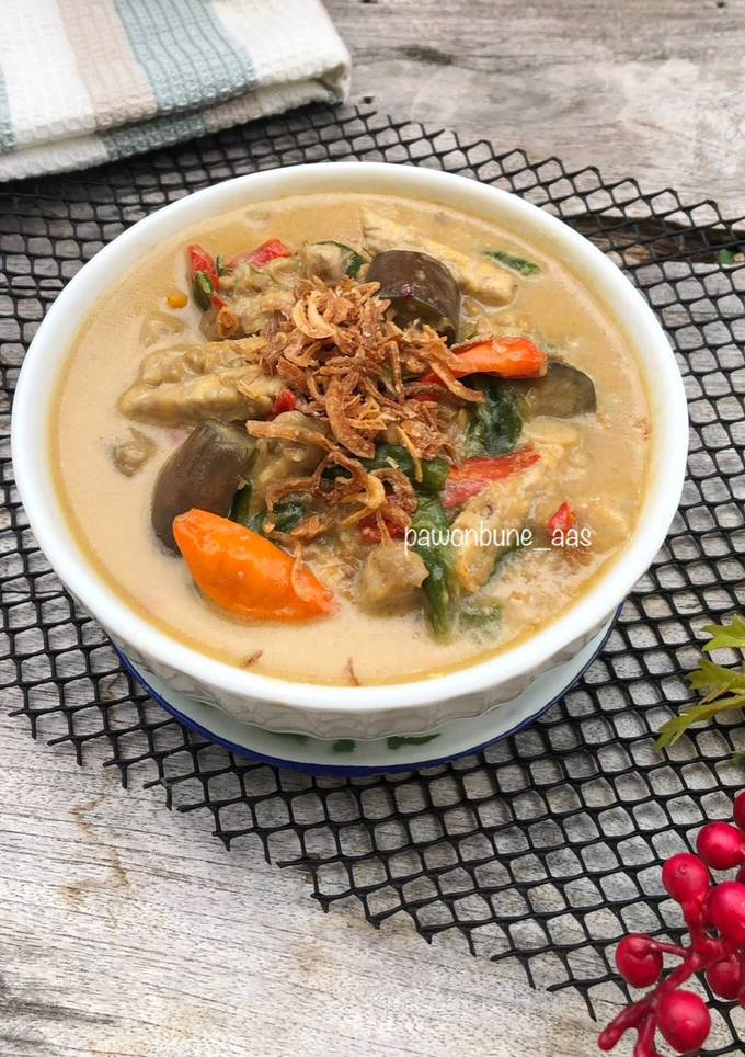 Resep Jangan Lombok Tempe Terong (Jawa) oleh pawonbune_aas - Cookpad