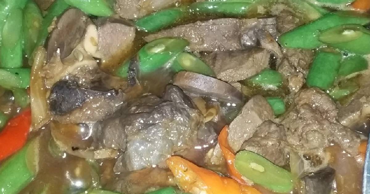 Resep Tumis buncis ati sapi oleh ihat2 - Cookpad