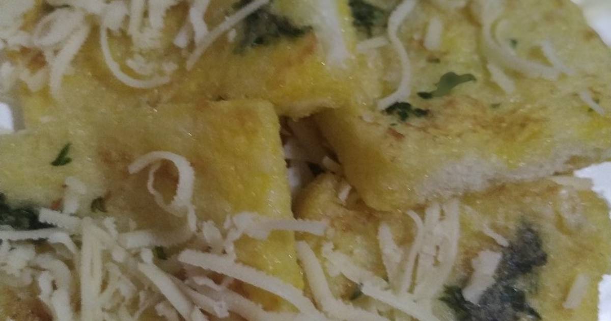 Resep Scrambled bread with garlic and cheese Mpasi 14bln oleh Icha ...