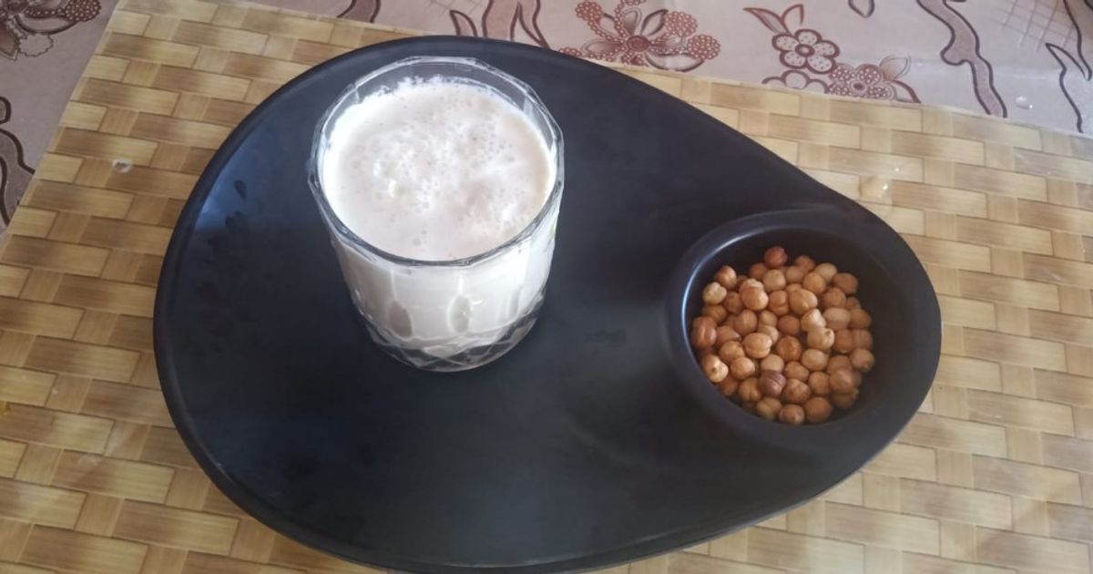Roasted Gram Drinks Recipe by Namrata sarmah - Cookpad