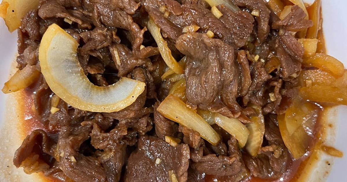Resep Beef Slice Teriyaki oleh Iche Stefani - Cookpad