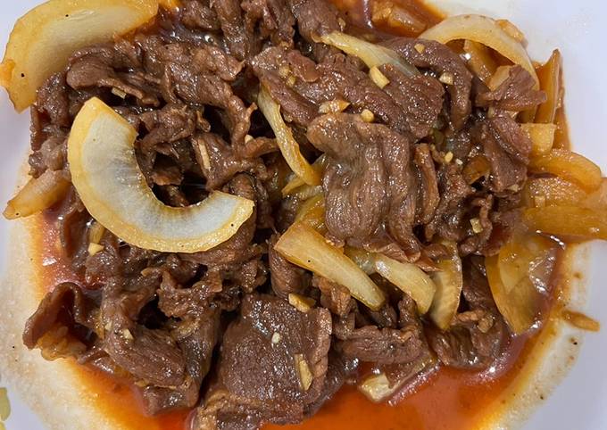 Resep Beef Slice Teriyaki oleh Iche Stefani - Cookpad