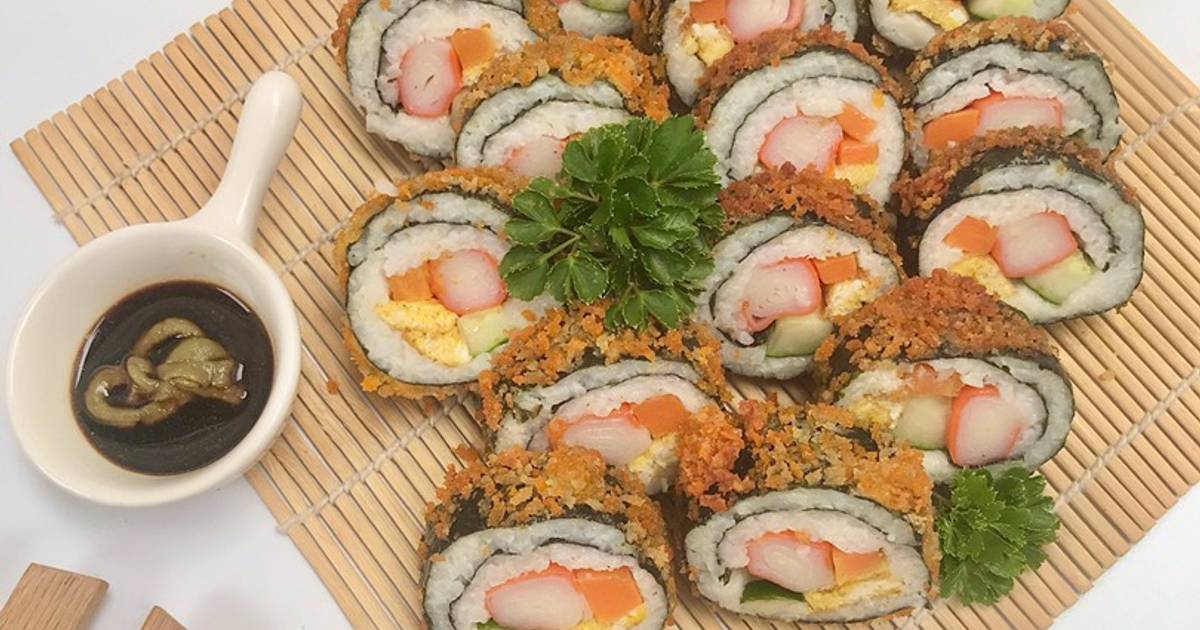 Resep Crispy Crabstick Gimbap oleh Hesti Pratiwi - Cookpad