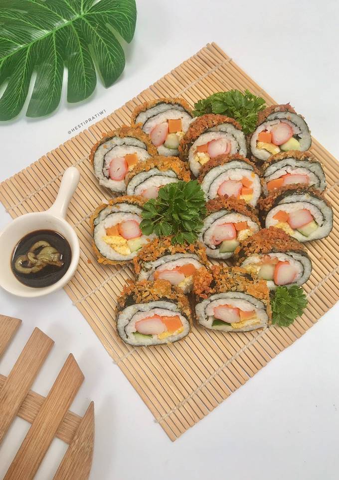 Resep Crispy Crabstick Gimbap oleh Hesti Pratiwi - Cookpad