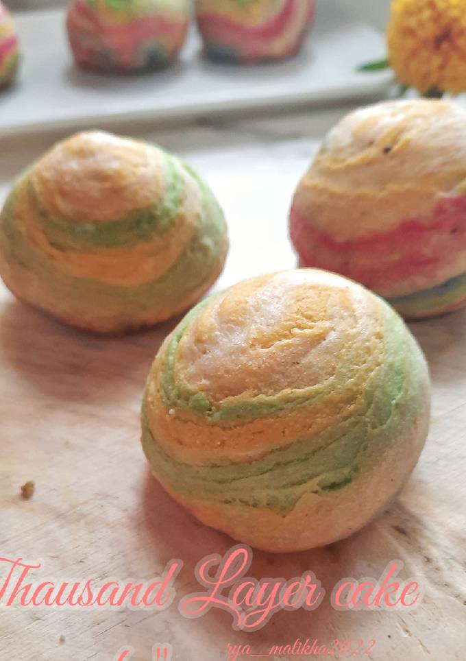 Resep Thousand layer "mooncake" oleh Riya Malikha - Cookpad