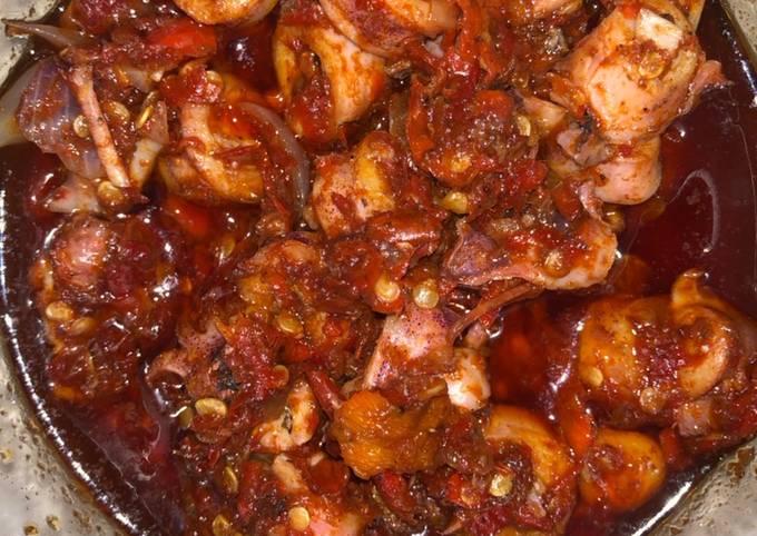 Resep Sambal Cumi Pedas oleh Mama Cyara - Cookpad