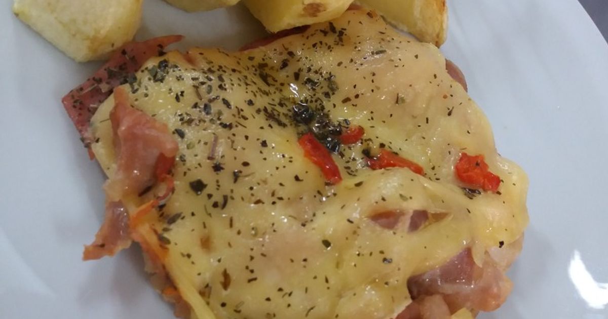 Pollo A La Pizza Con Papas Dore... (Una Receta Muy Fácil) Recipe by ...