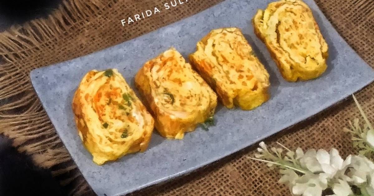 Resep Telur Dadar Gulung oleh farida Sulthan 🇮🇩 (IG. Malika02782) - Cookpad