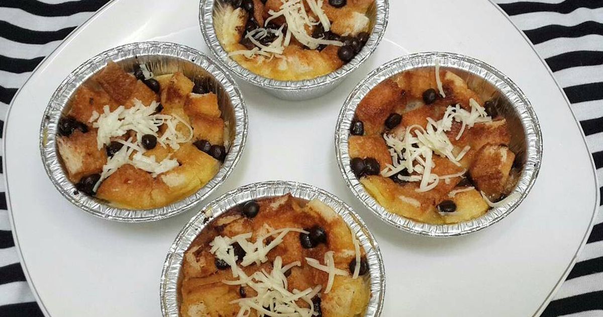 Resep Bread Pudding Simple (Puding Roti) oleh Adelia Sharfina - Cookpad