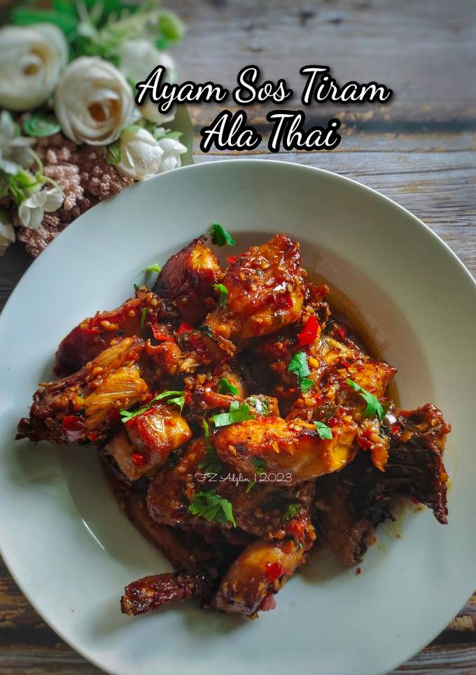 Resipi Ayam Sos Tiram Ala Thai oleh FZ Adzlin - Cookpad