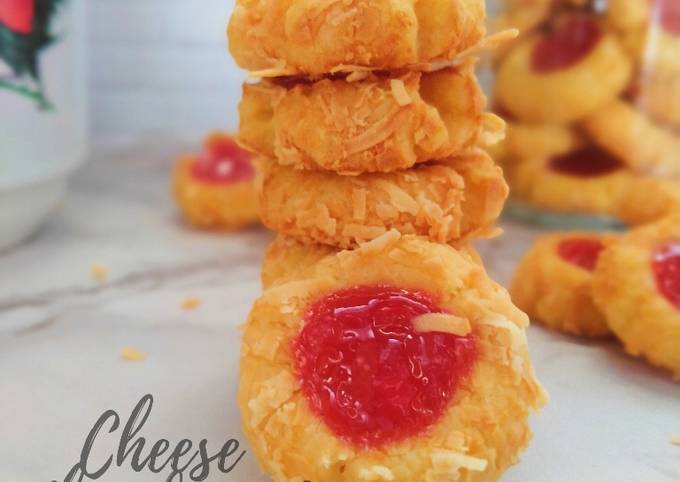 Resep Cheese Thumbprint Cookies oleh Ariska Lupita S - Cookpad