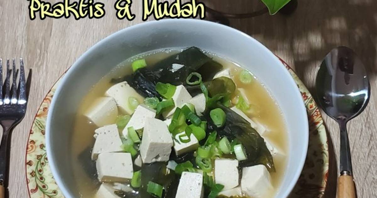 Resep Sop Tahu Rumput Laut Praktis oleh sri rahayu - Cookpad
