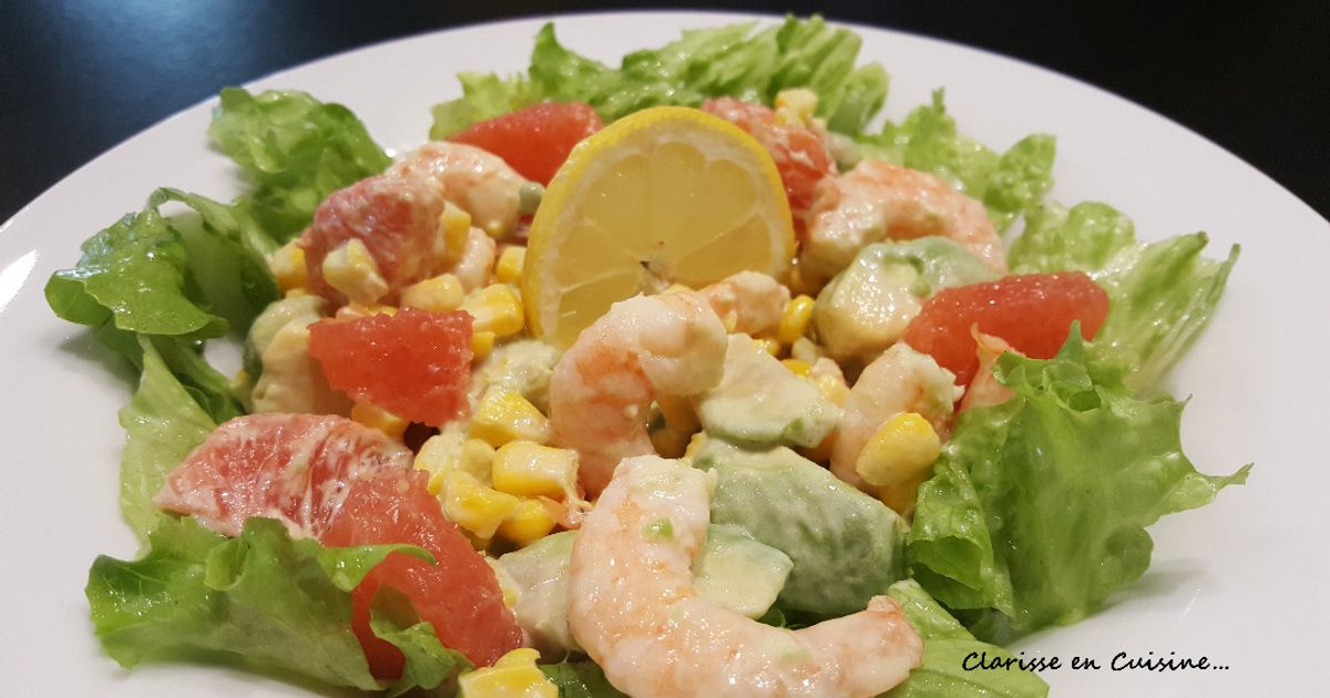 23 recettes faciles et rapides " entrée pamplemousse crevettes " - Cookpad