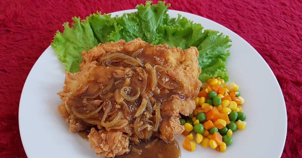 Resep Chicken Steak Black Pepper Sauce Oleh Nisa Bakhtiar Ig Nisa