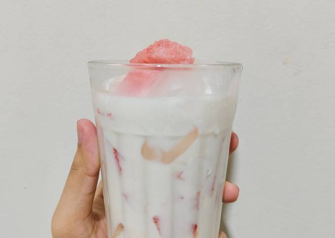 Resep Es Susu Semangka oleh Ahmi Yofaniar Pratiwi - Cookpad