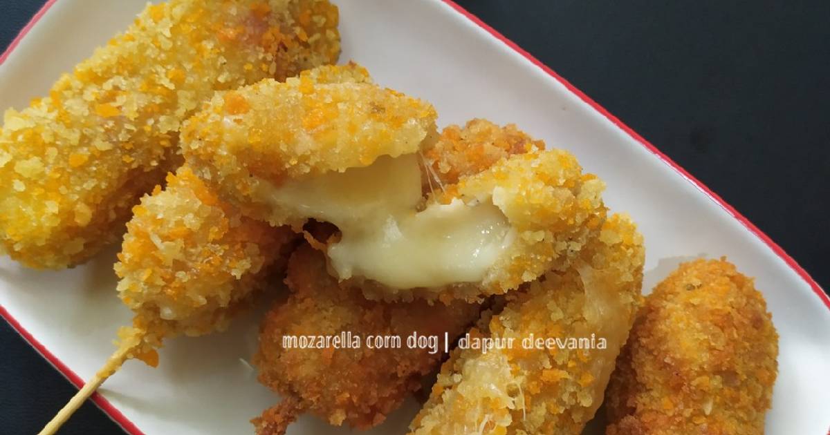 Resep Mozzarella Corn Dog oleh Dapur Deevania - Cookpad