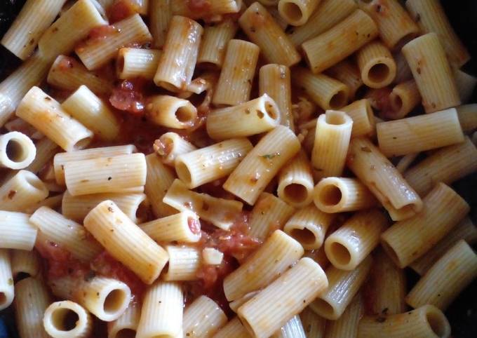 Mostacholes con salsa de tomate express Receta de docmatera- Cookpad