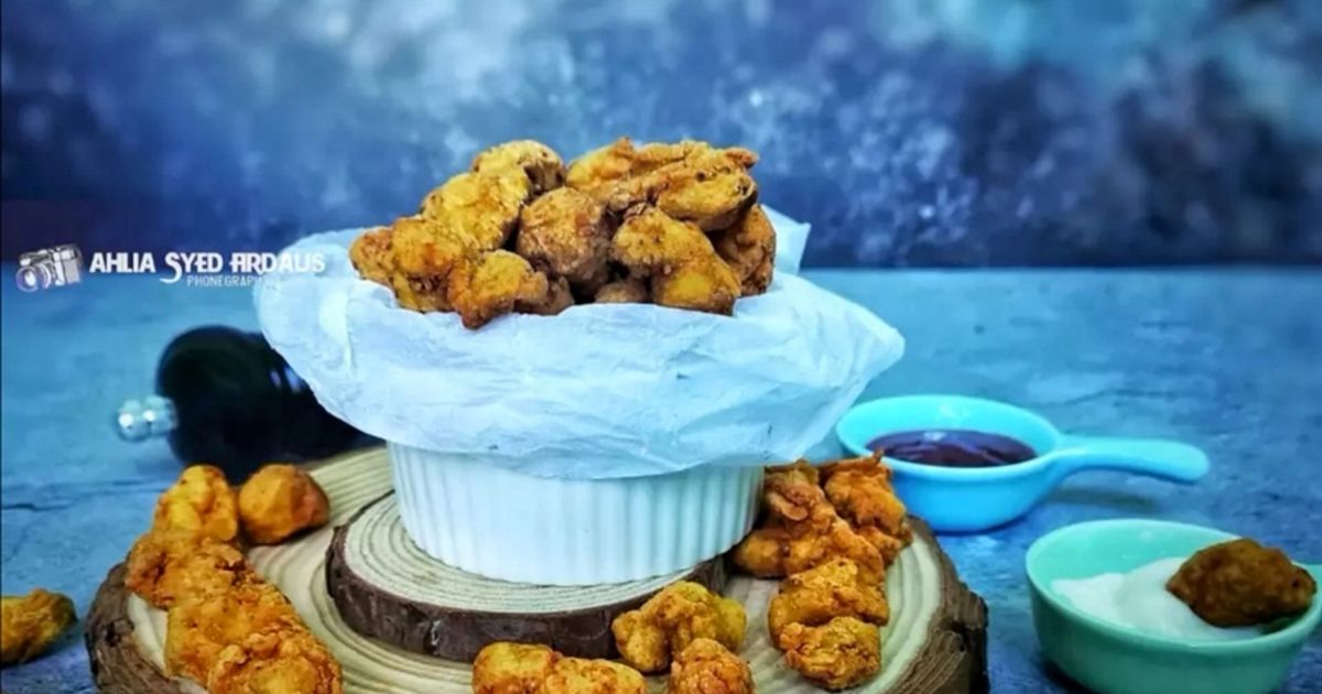 Resipi Cip Chi Pop (Crispy Chicken Popcorn) oleh Ahlia Syed Firdaus - Cookpad