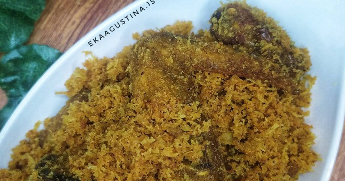 Resep Ayam serundeng oleh Eka Agustina - Cookpad