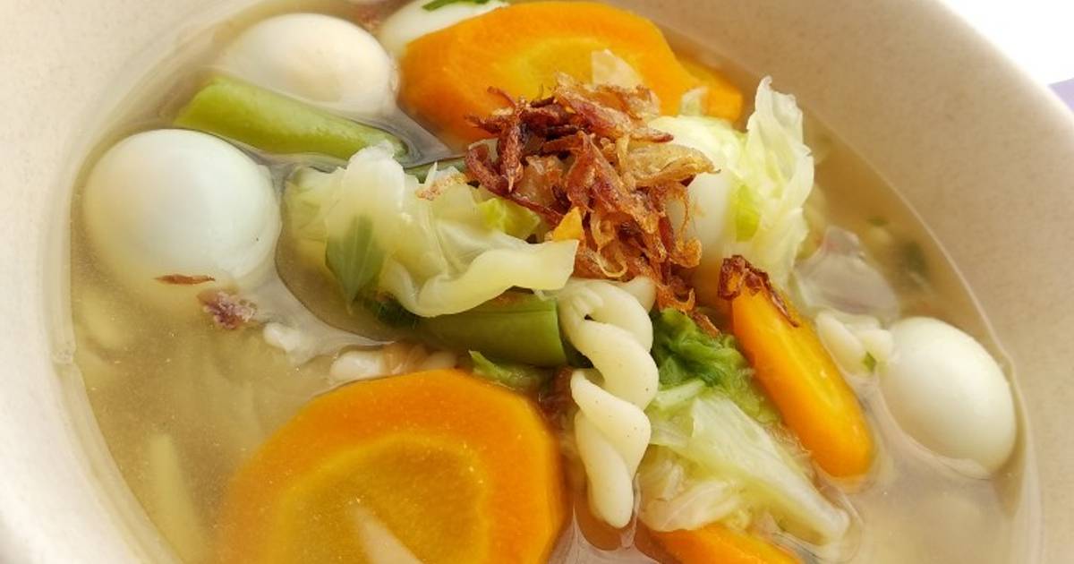 Resep Sup Kilat Sehat (SKS) oleh Chitra Christie - Cookpad