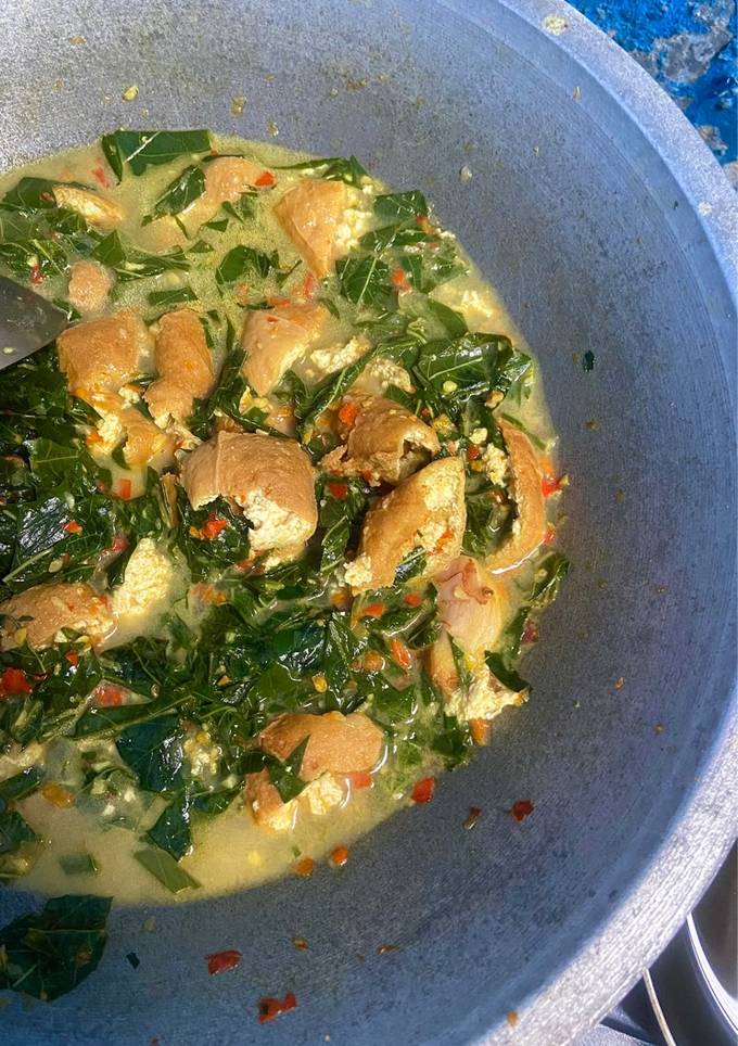Resep Sayur Godong Telo (Daun Singkong) 🤤 oleh nurulHida🌹 - Cookpad