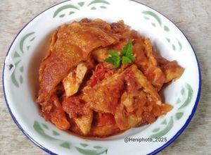 Resep telur dadar balado tomat rumahan enak dan mudah - Cookpad