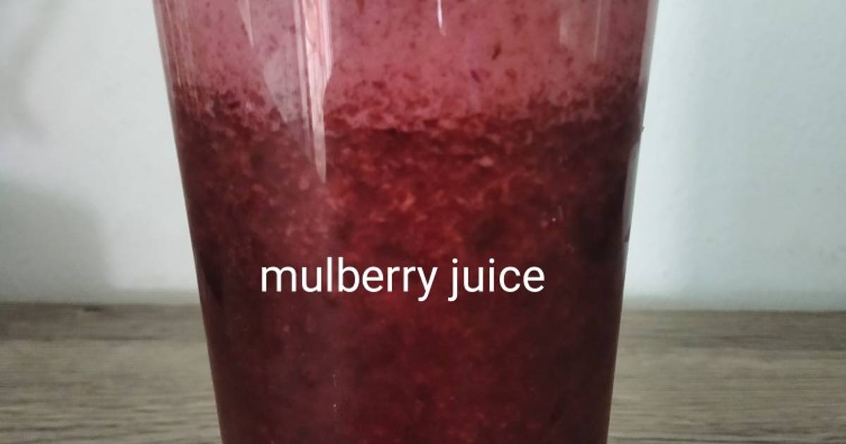 Resipi Mulberry juice oleh Zarafafiis ️🌹 - Cookpad