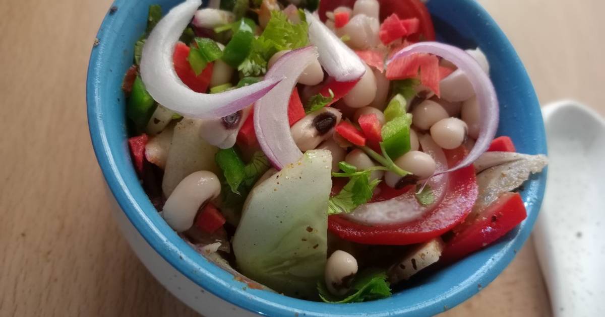 Lobia Salad recipe Recipe by Nibeditha Biswal - Cookpad