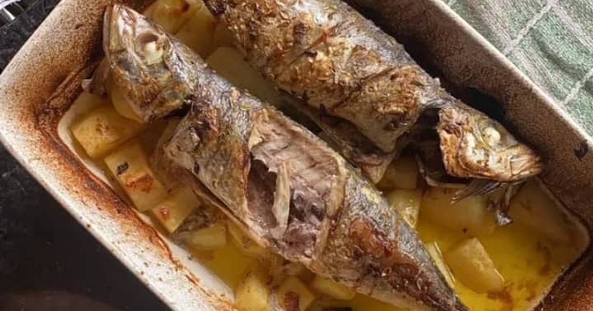 Carapau No Forno Receita por Maria Amelia - Cookpad