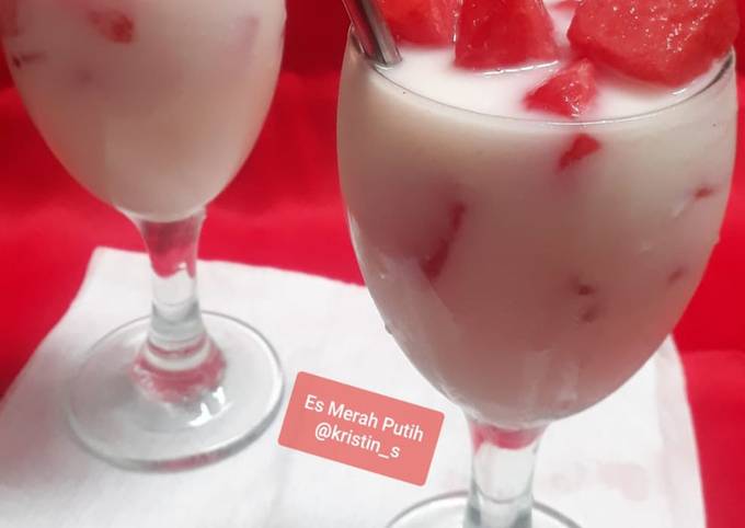 Resep Es Merah Putih oleh Kristin Setiawati 🍳 - Cookpad