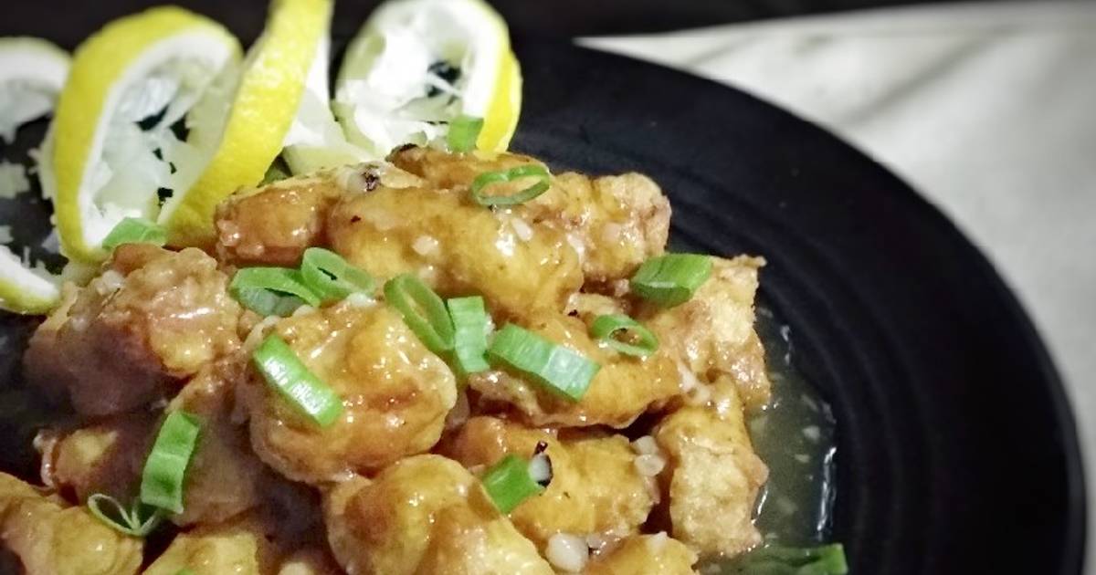 Resep Ayam Saus Lemon 🍋 oleh Dara Tanaffasa - Cookpad