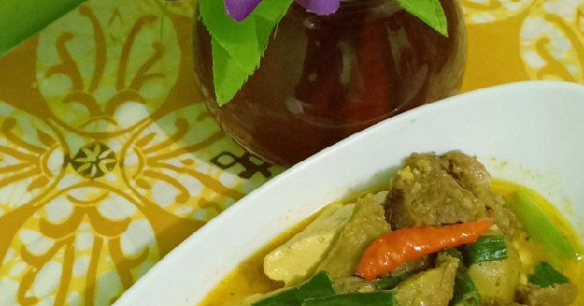 Resep Kare Jawa Daging Kentang Dan Tahu (Tanpa Santan) oleh ...