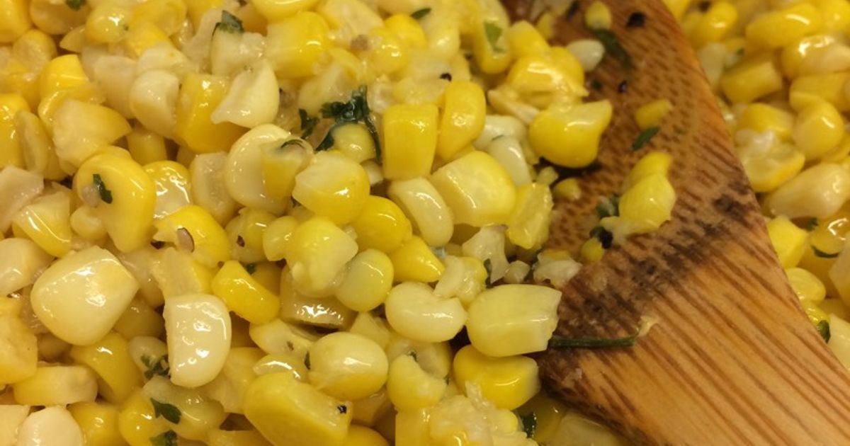 Country Fried Corn With Fresh Garlic Recipe by tamiller1954