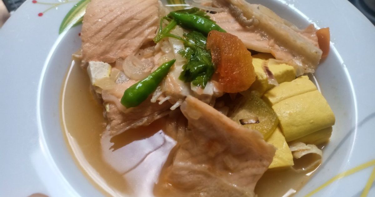 Resep Balungan Salmon Kuah Asam oleh Pak De Sidik - Cookpad