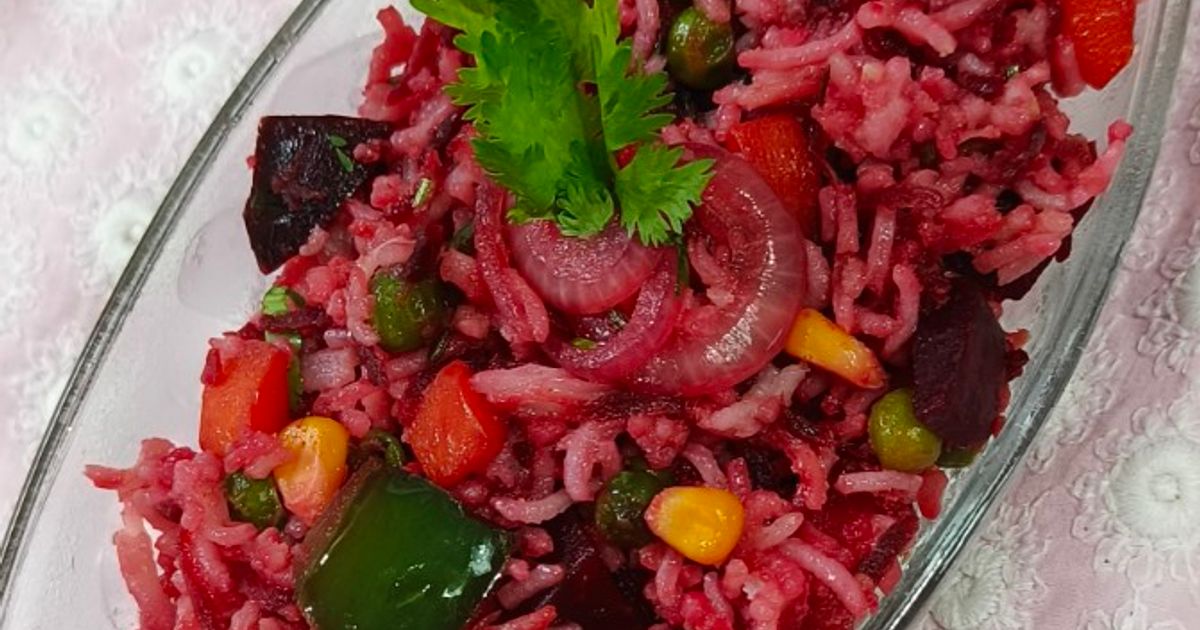 Beetroot Rice Recipe by Hetal Poonjani - Cookpad